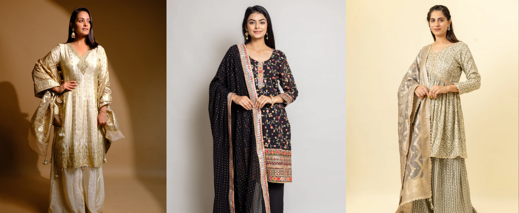 Comfort and Style with Palazzo Designer Suits – The Panna Shop